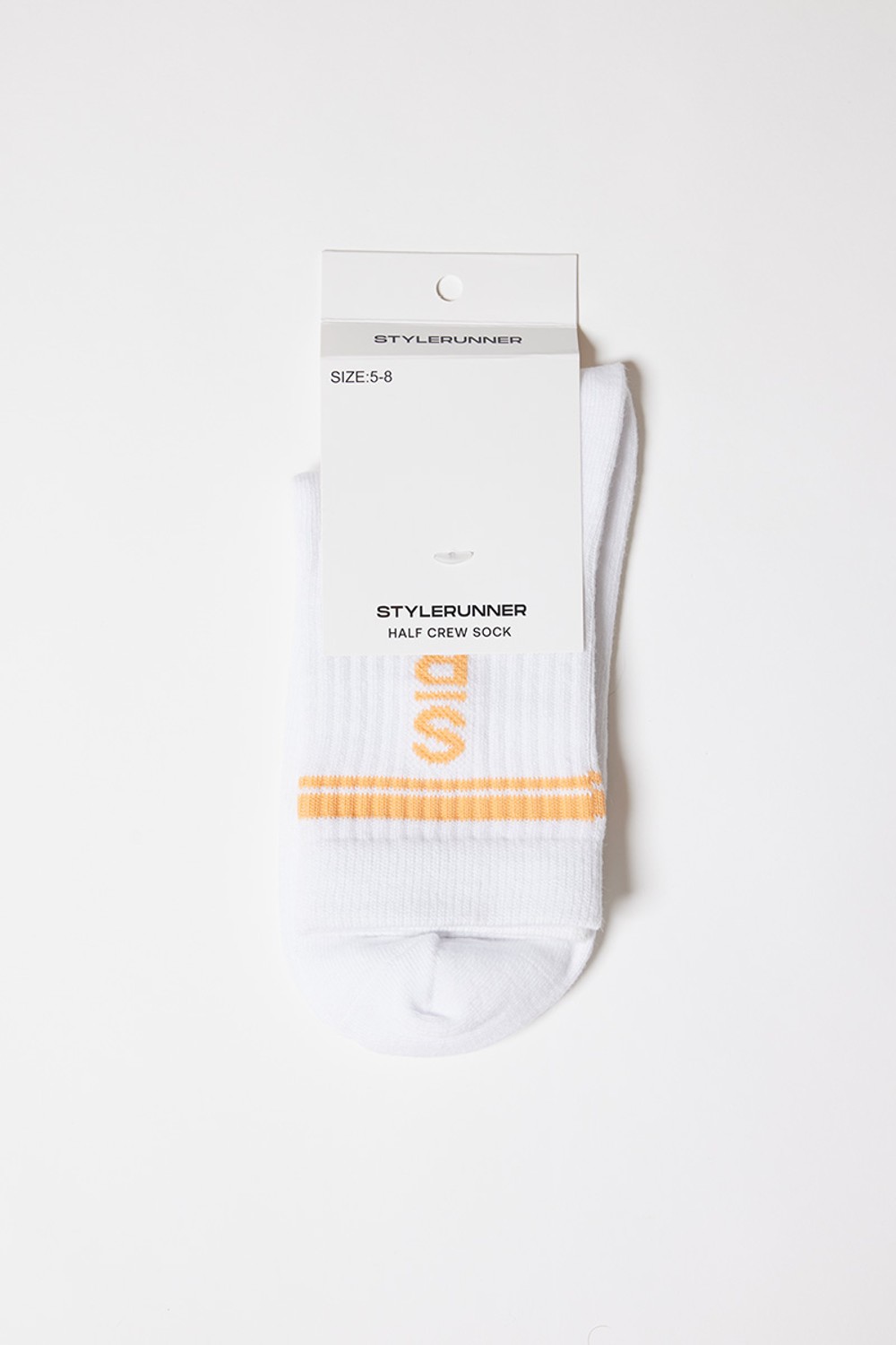Stylerunner Stacked Half Crew Sock Melon | Stylerunner