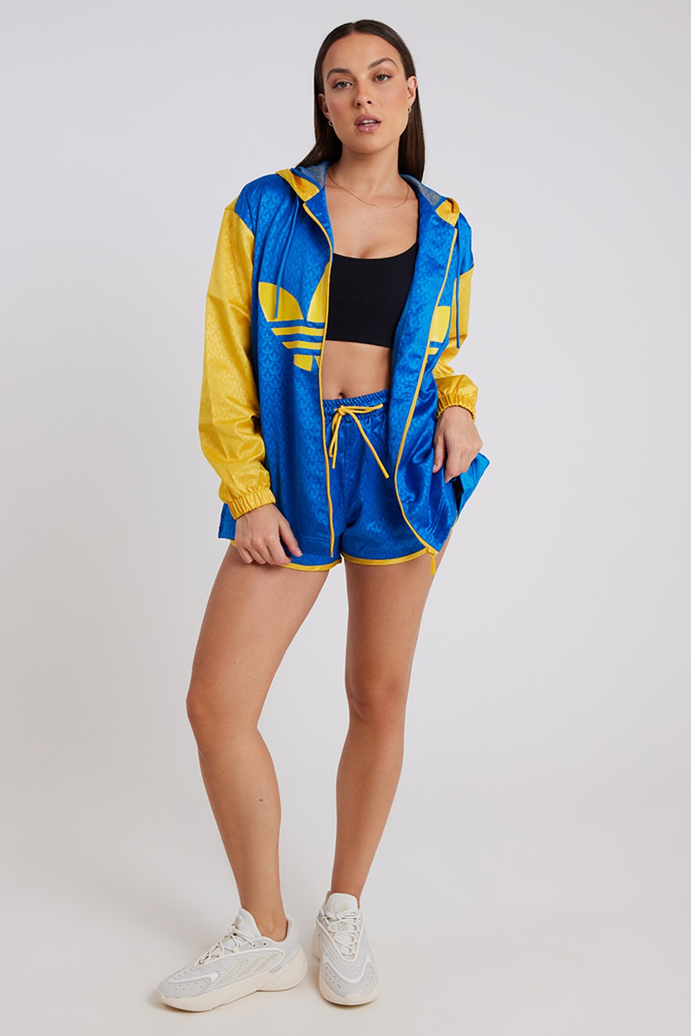 adidas Originals Adicolor Heritage Now Colorblock Windbreaker Bluebir ...