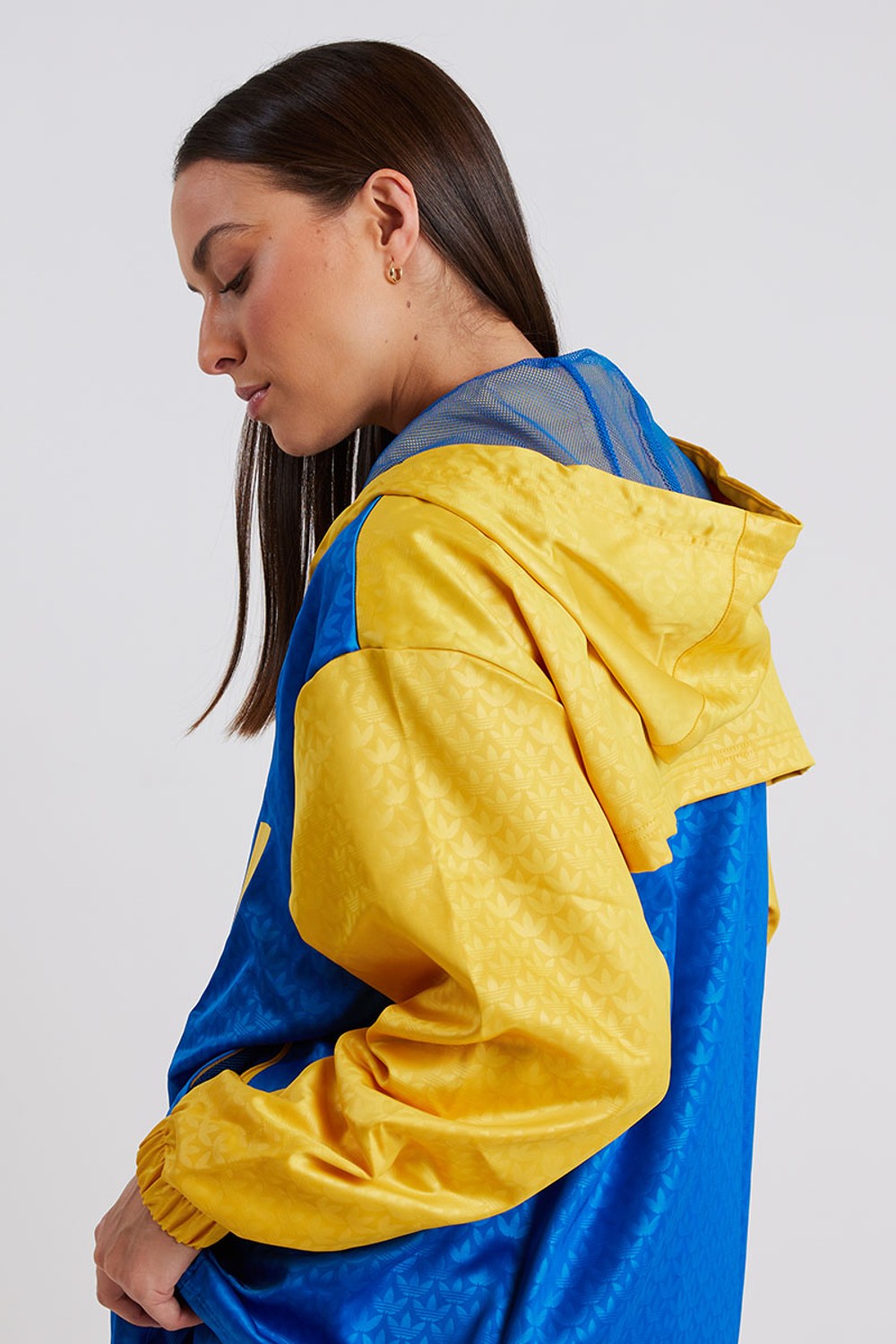 adidas Originals Adicolor Heritage Now Colorblock Windbreaker Bluebir ...