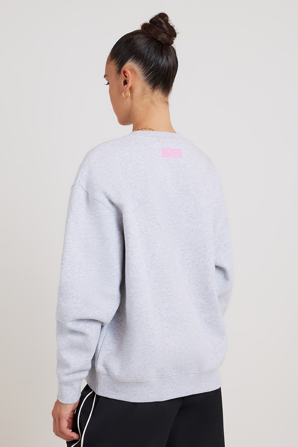 Ena Pelly EP x SR Collegiate Logo Sweater Mid Grey Marle | Stylerunner