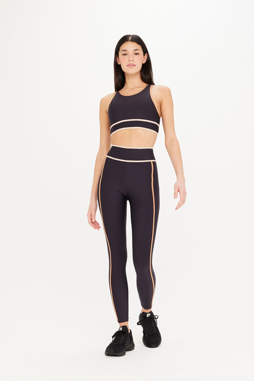 The Upside Northstar 25" Midi Pant Black | Stylerunner