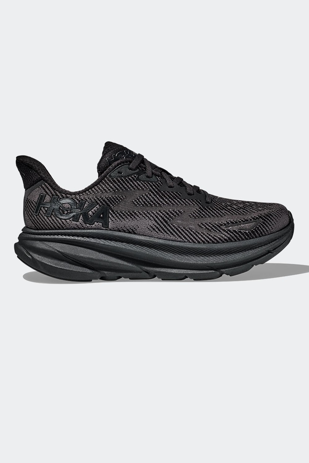 hoka Clifton 9 Black/Black | Stylerunner