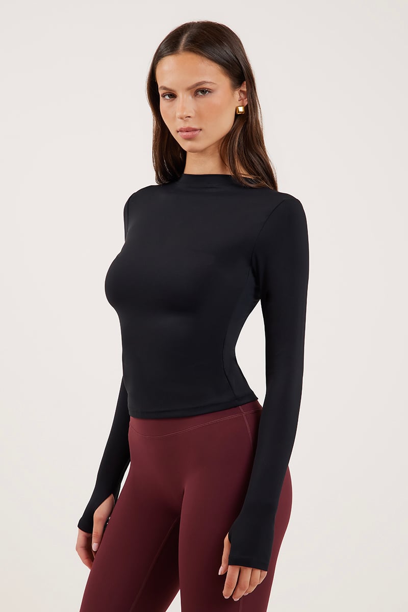 Leelo Active Sculpt Full Length Longsleeve Black | Stylerunner