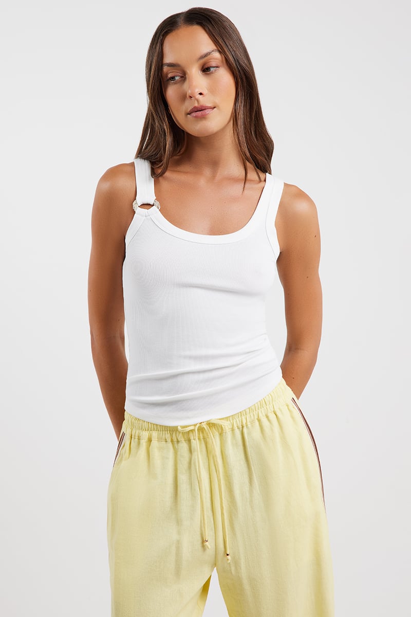 Liido Alina Tank Bright White | Stylerunner