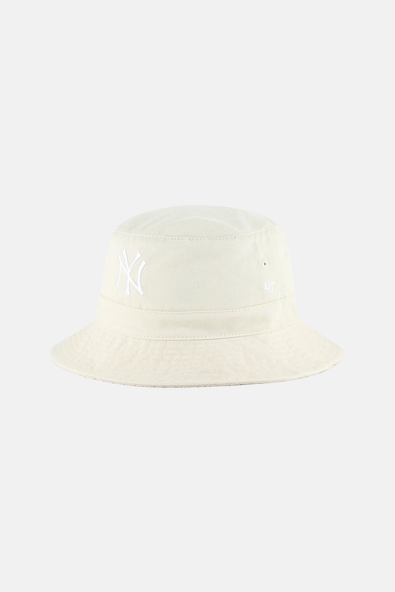'47 Hats New York Yankees '47 Bucket Natural/White | Stylerunner