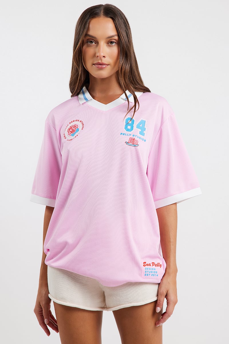 Ena Pelly 84 Rose Polo Tee Pink | Stylerunner