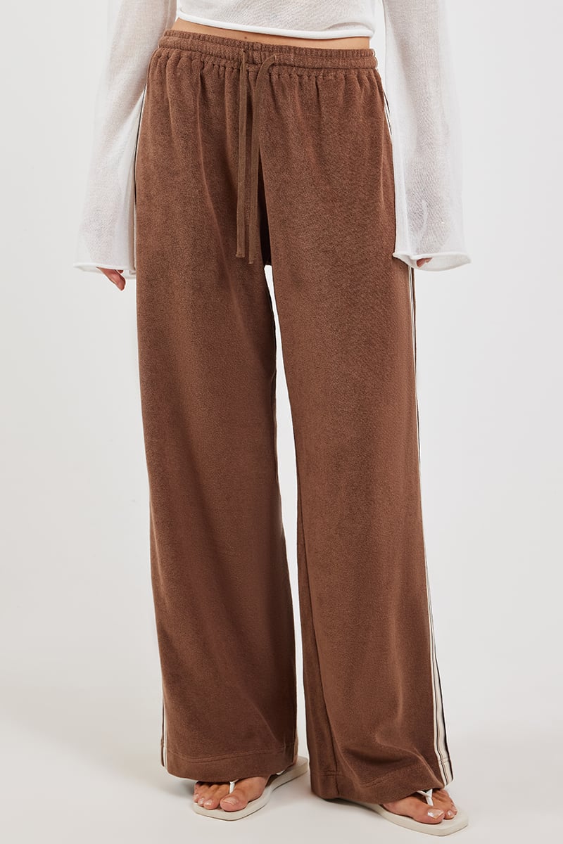 Liido Terry Pant Milk Chocolate | Stylerunner