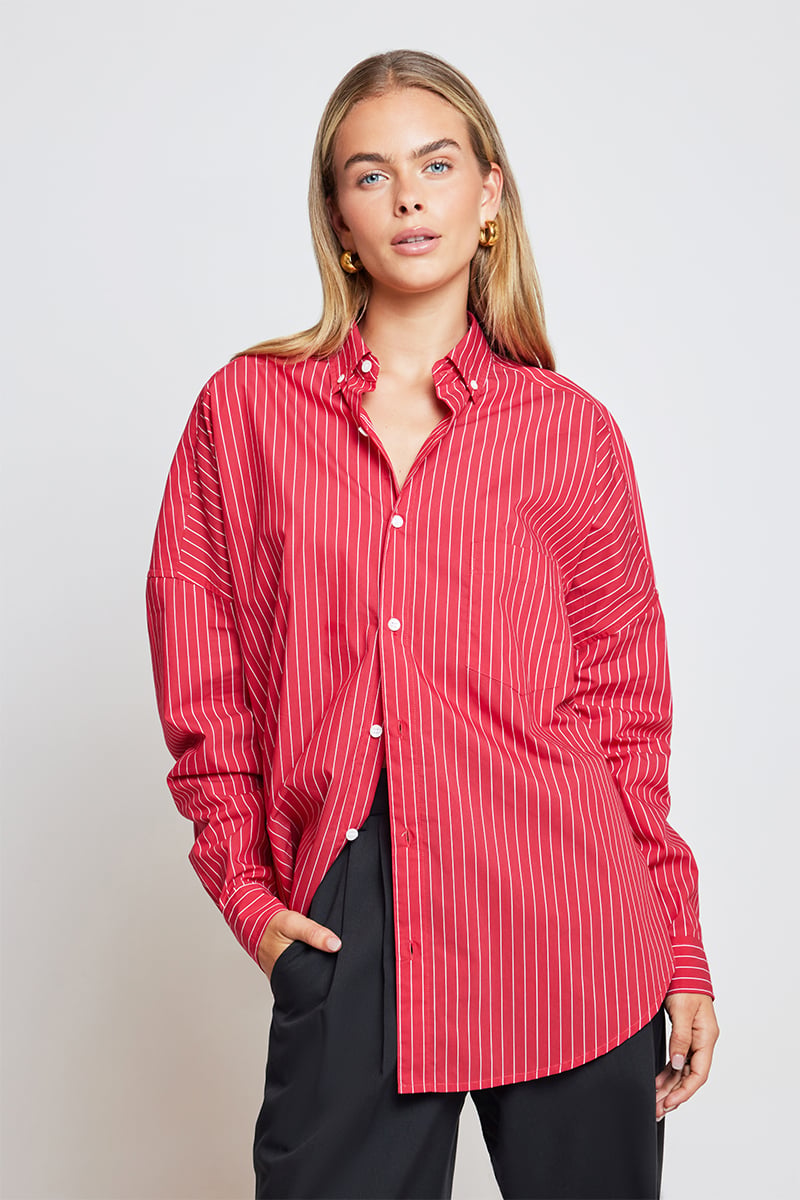 blanca Jerico Shirt Red | Stylerunner