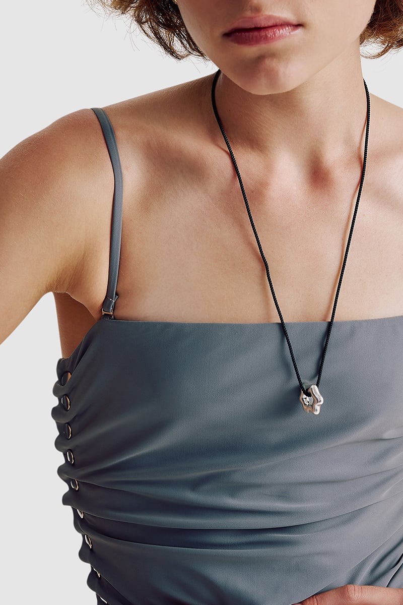 Brie Leon Rue Necklace Silver | Stylerunner
