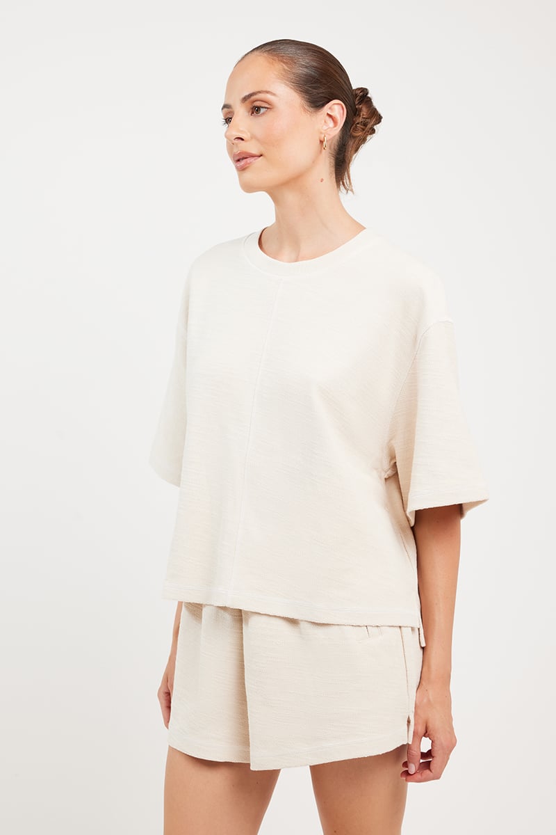 Nude Lucy Sutton Tee Cream | Stylerunner
