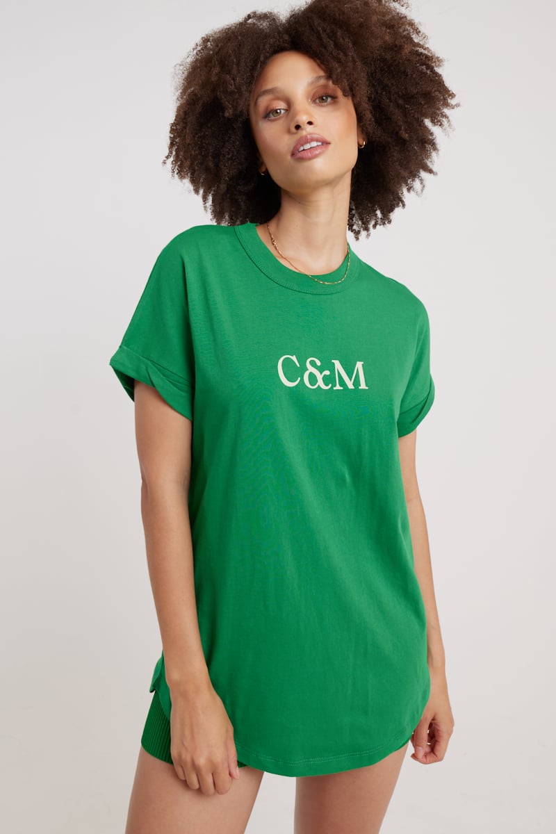 C&M Camilla and Marc Huntington C&M Tee Light Emerald | Stylerunner