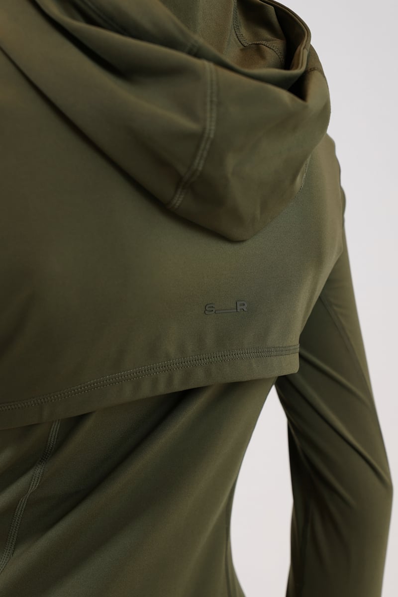 Stylerunner Element Hooded Zip Jacket Moss | Stylerunner