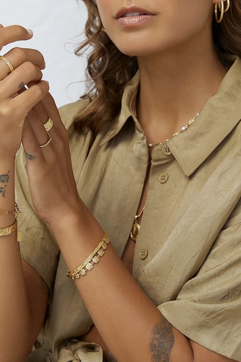 Arms of Eve Helios Gold Cuff Gold | Stylerunner