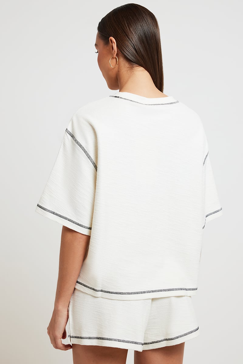 Nude Lucy Sutton Tee Salt | Stylerunner