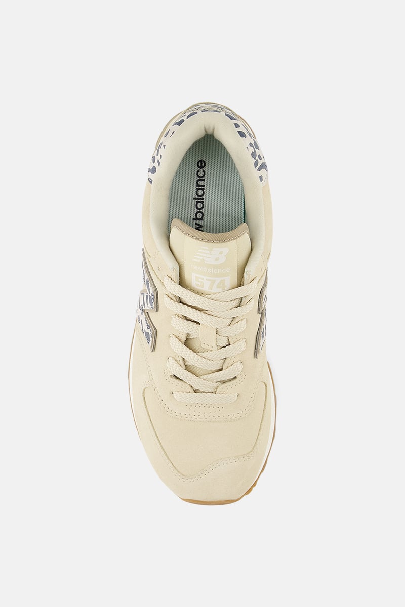 New Balance 574 Cream/Leopard | Stylerunner