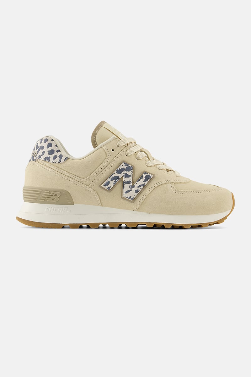 New Balance 574 Cream/Leopard | Stylerunner