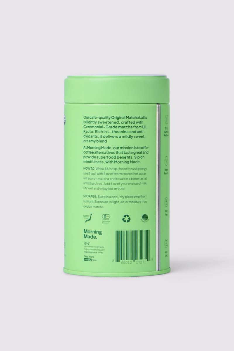 Morning Made Original Matcha Latte | Stylerunner