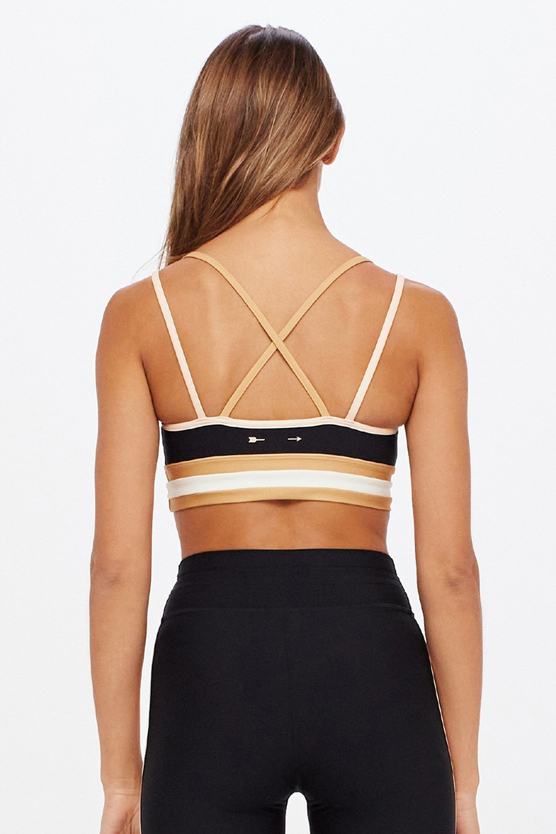 The Upside Tempo Poppy Bra Black | Stylerunner