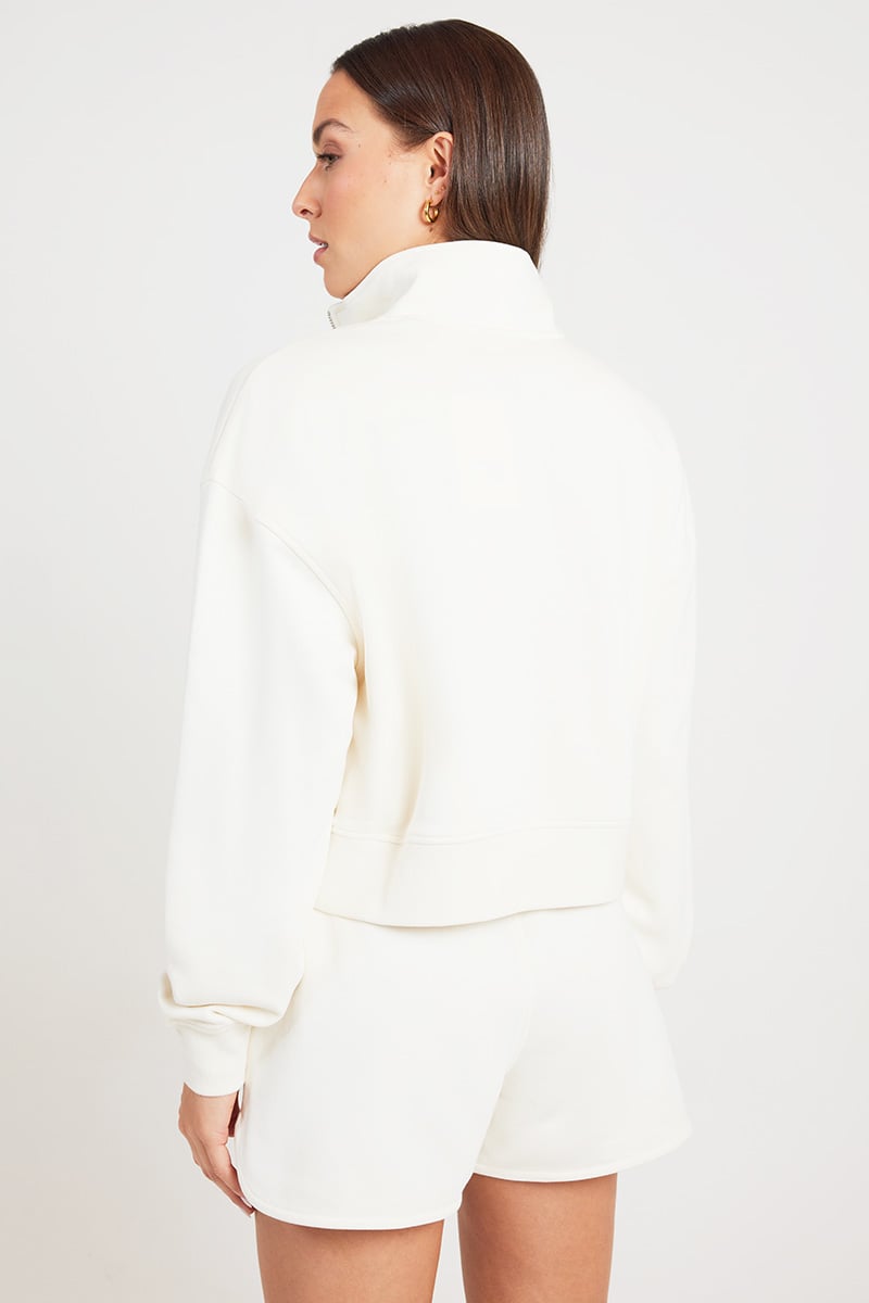 Stylerunner Float Quarter Zip Snow | Stylerunner