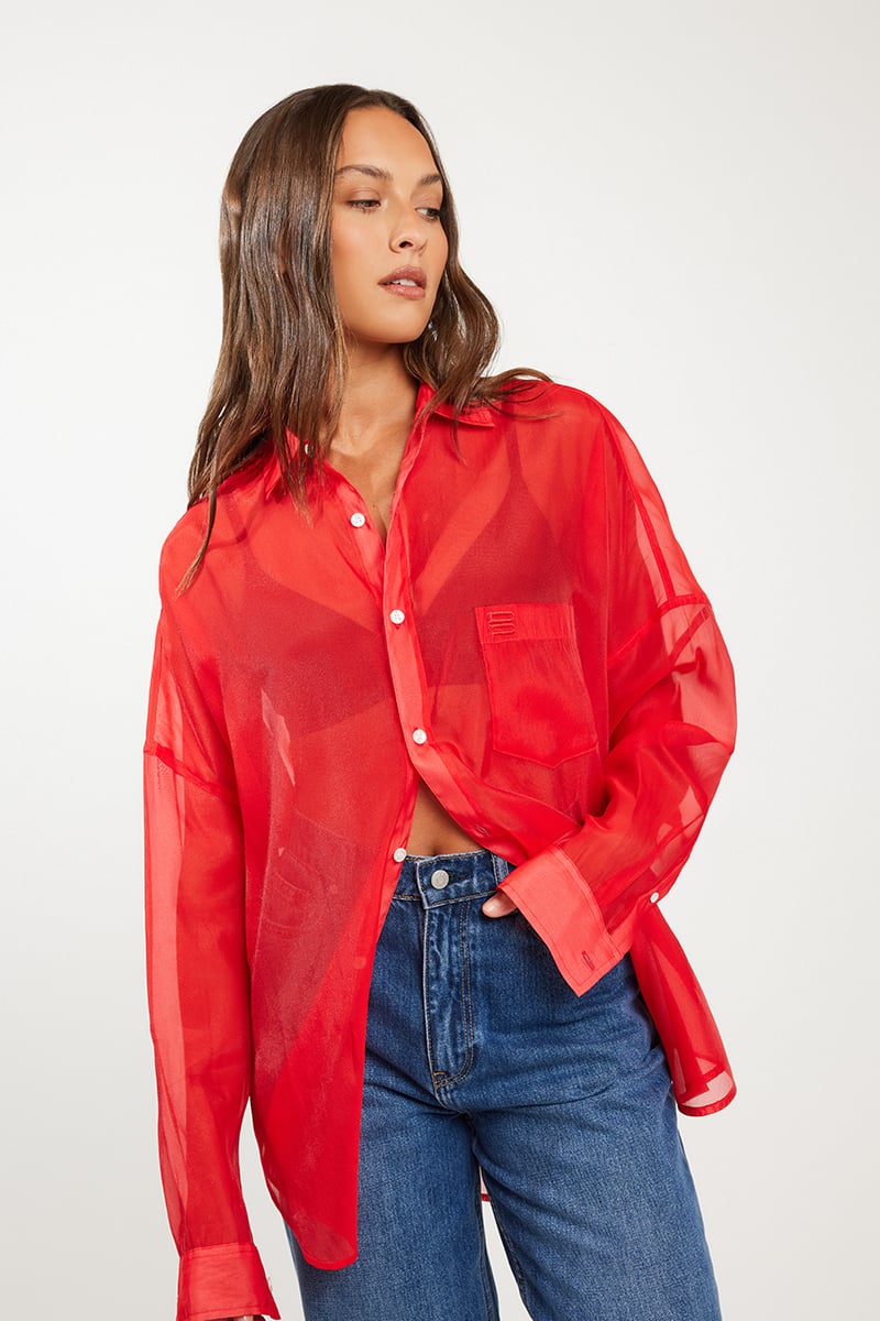 Blanca Cora Shirt Red | Stylerunner