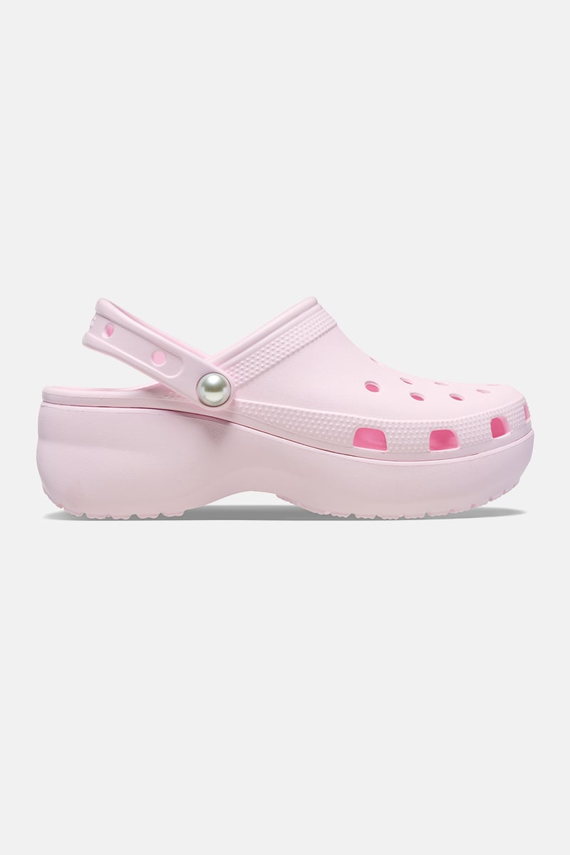 Crocs Classic Platform Pearl Clog Pink Milk | Stylerunner