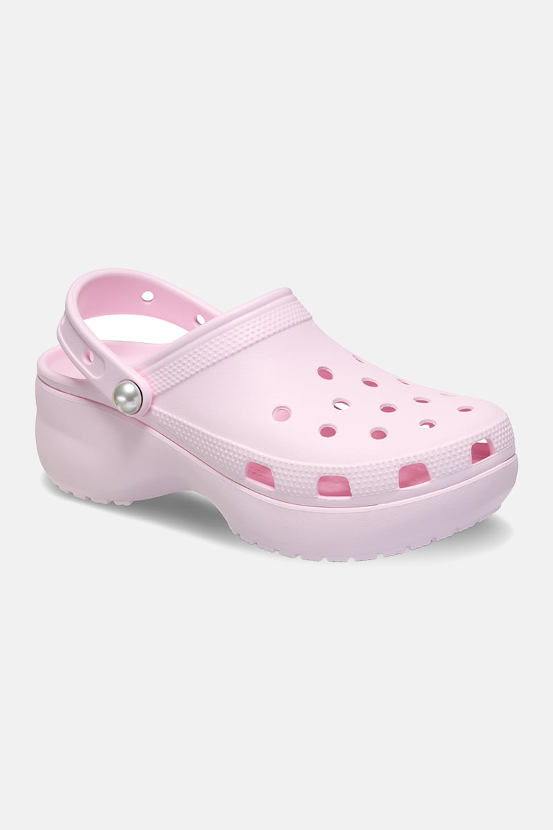Crocs Classic Platform Pearl Clog Pink Milk | Stylerunner