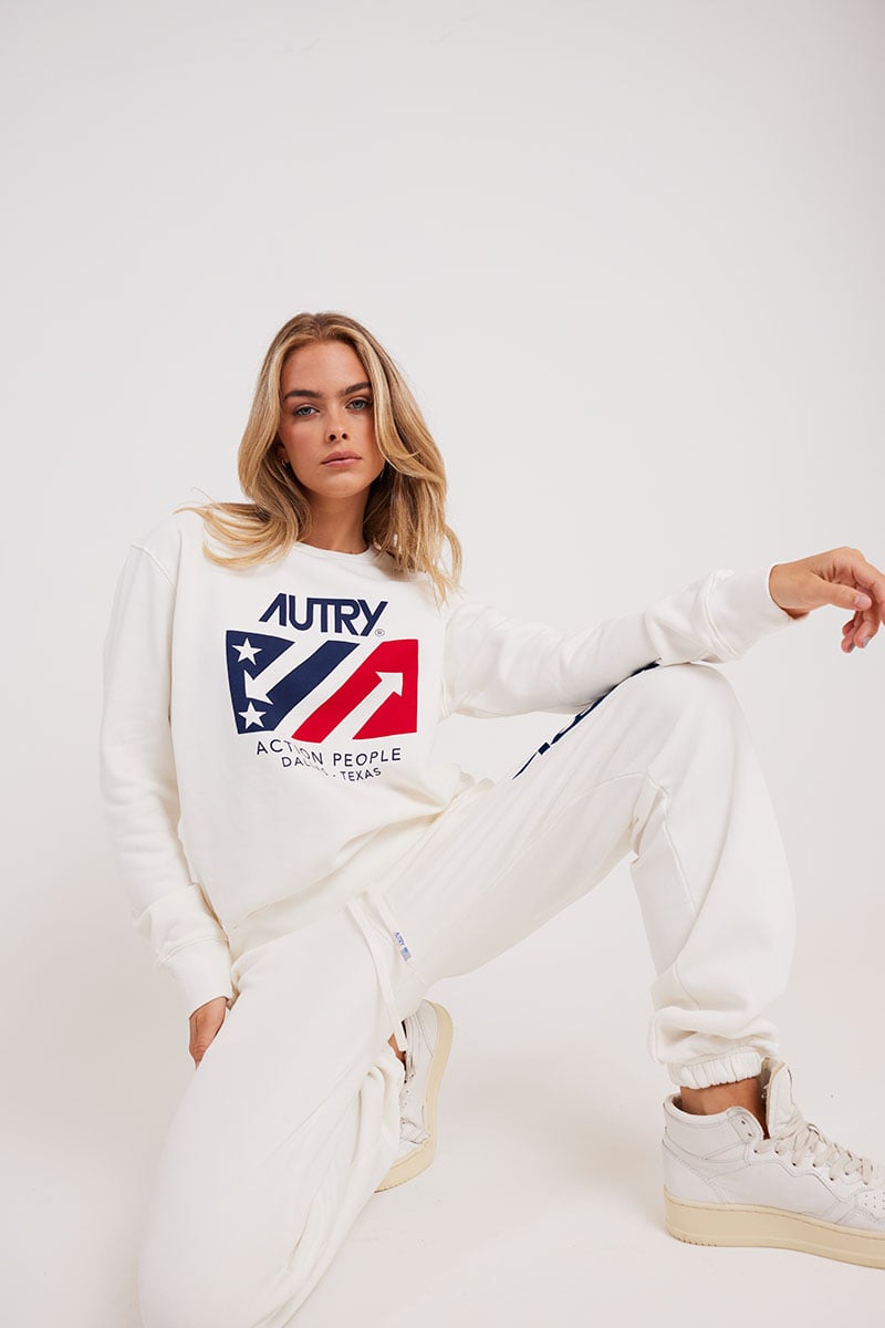 Autry Iconic Pants White | Stylerunner