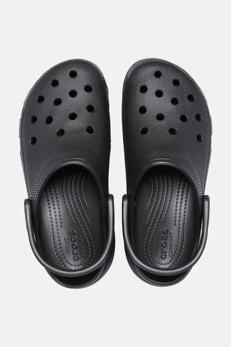 Crocs Classic Platform Clog Black | Stylerunner