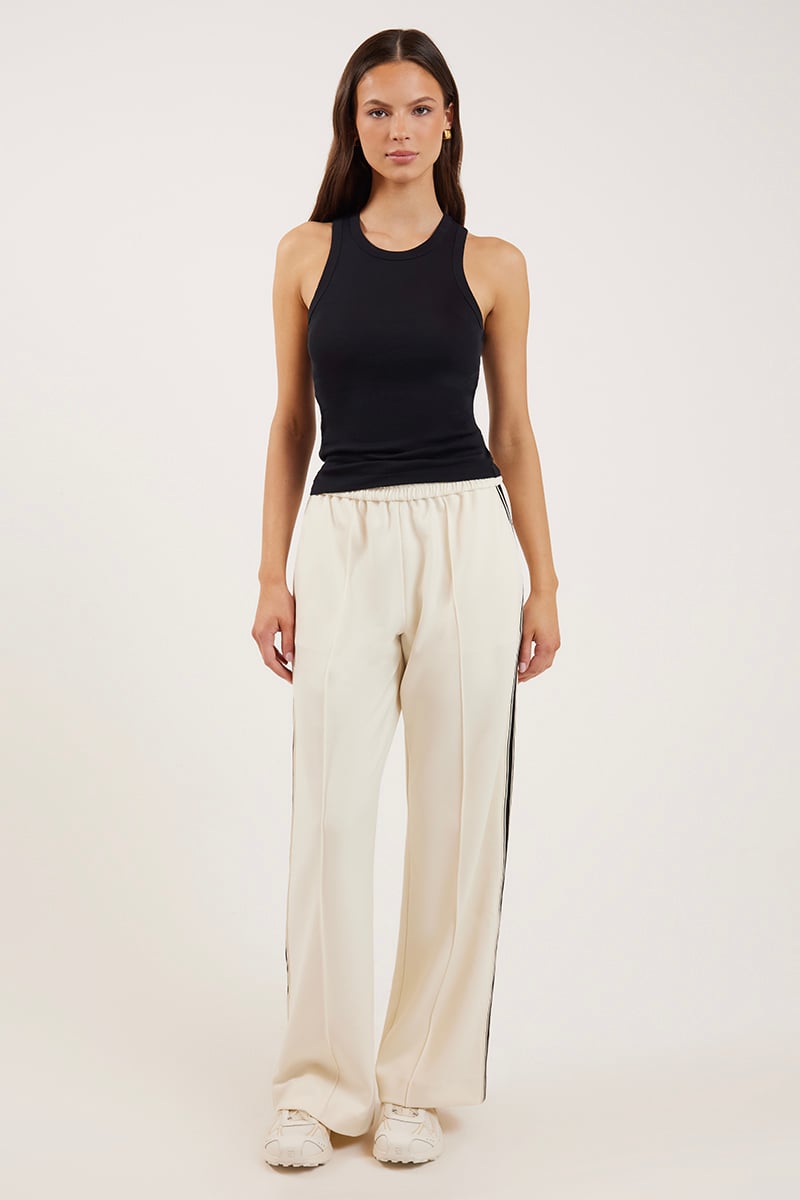 Stylerunner Lorah Track Pant Cream | Stylerunner