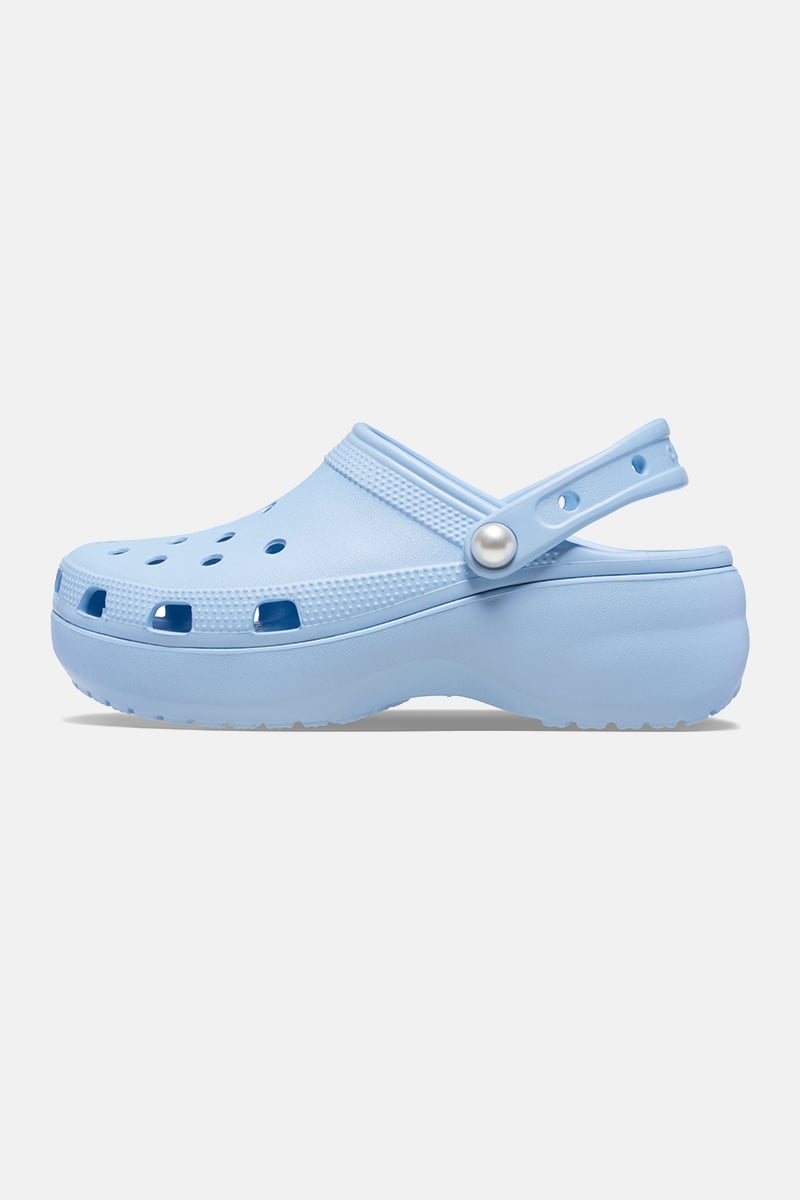 Crocs Classic Platorm Pearl Clog Blue Calcite | Stylerunner