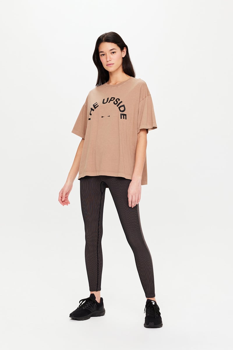 The Upside Laura Tee Mocha | Stylerunner