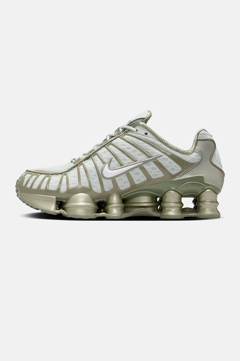 Nike Shox TL Light Silver/White-Light Army | Stylerunner