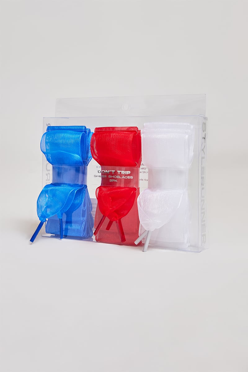 Stylerunner Sheer Shoelaces Cpbw - Cobalt / Pepper / Bright White ...