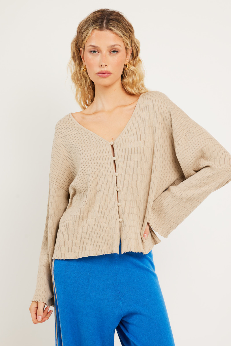 ARCAA Jude Long Sleeve Top Natural | Stylerunner