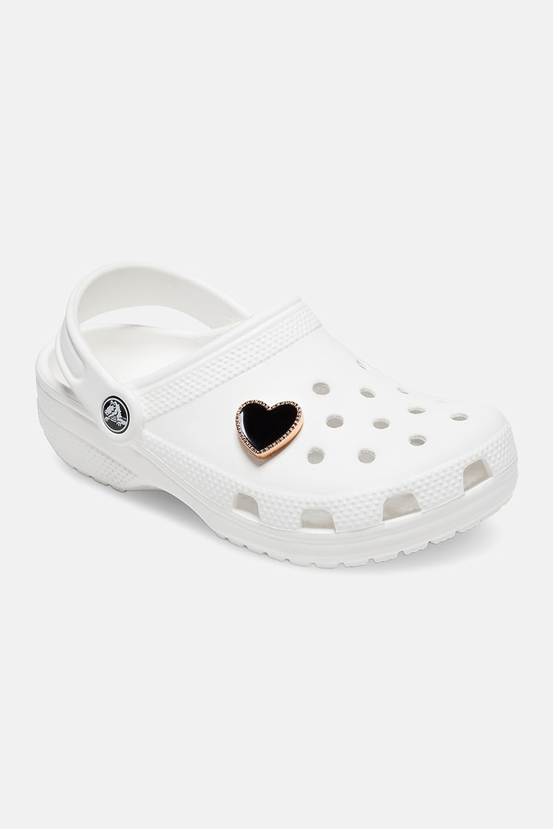 Crocs Black Heart Jibbitz Multi | Stylerunner