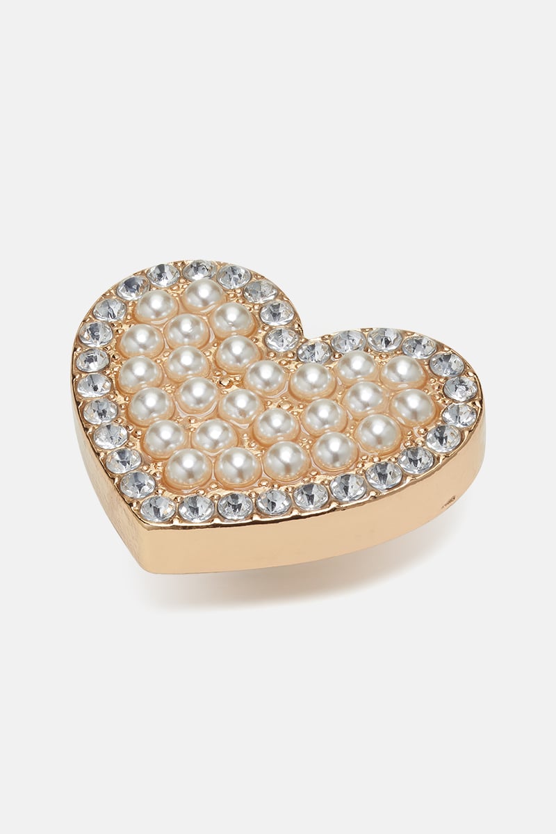 Crocs Acc Pearl Cluster Heart Jibbitz Pearl Cluster Heart | Stylerunner
