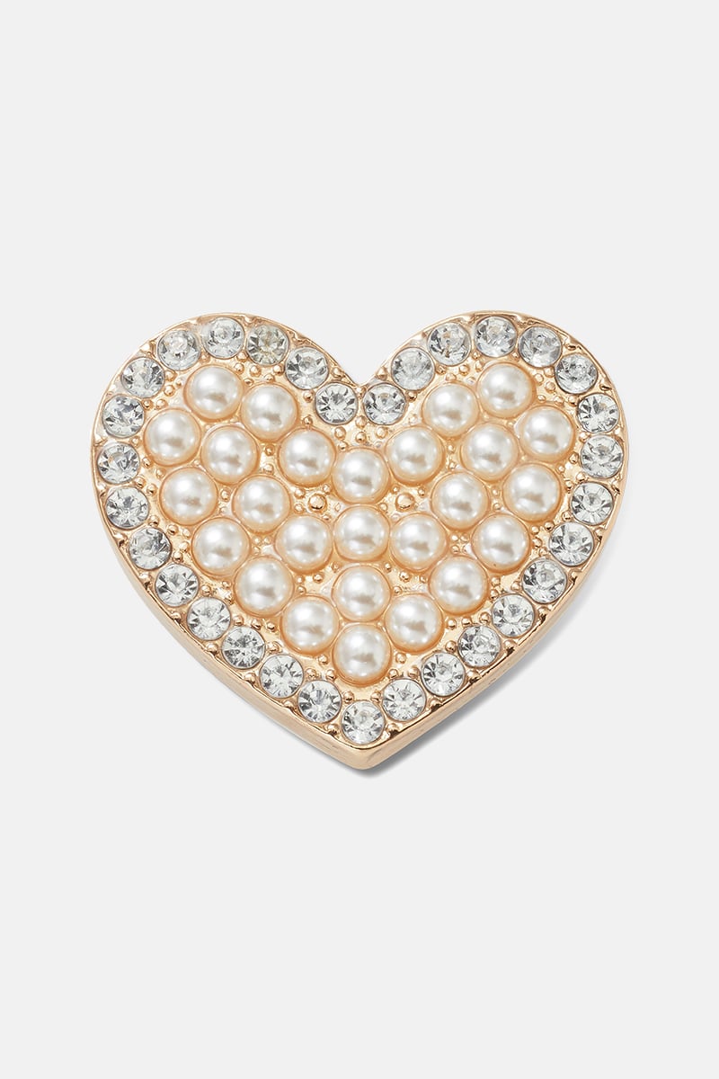 Crocs Acc Pearl Cluster Heart Jibbitz Pearl Cluster Heart | Stylerunner