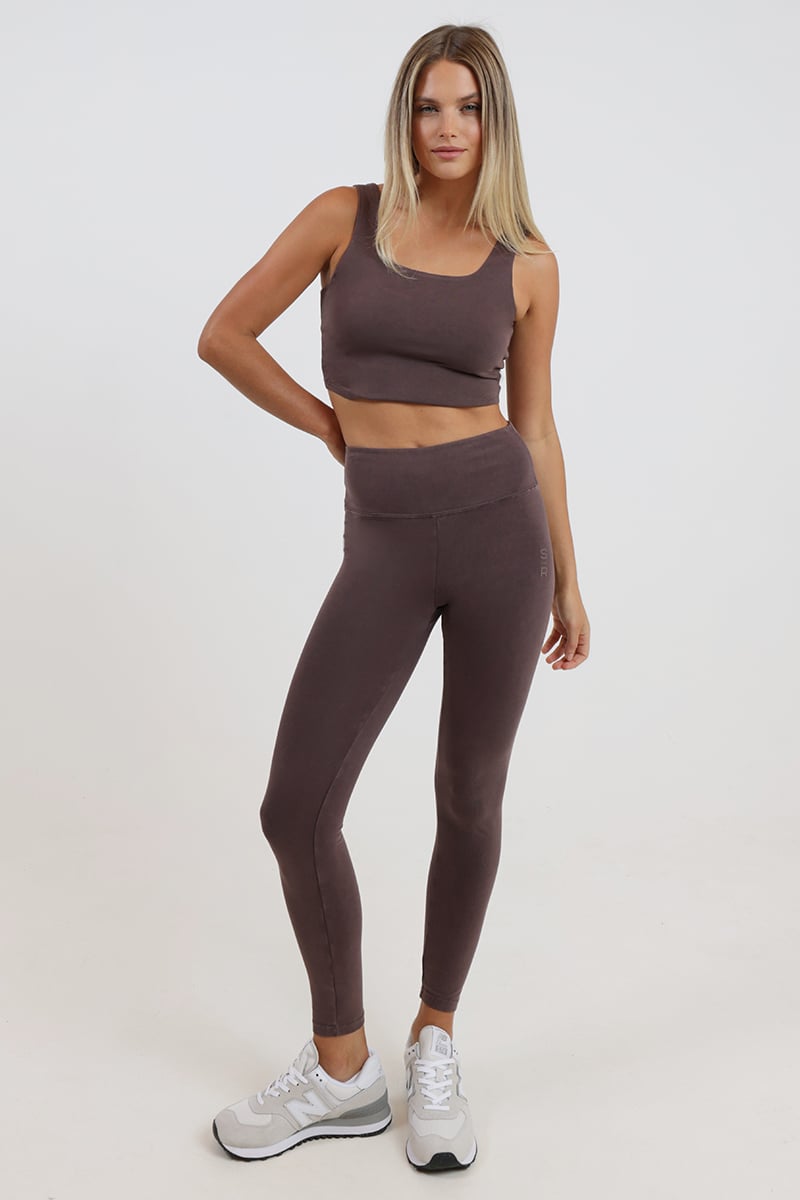 Stylerunner Siena 7/8 Tights Sepia | Stylerunner