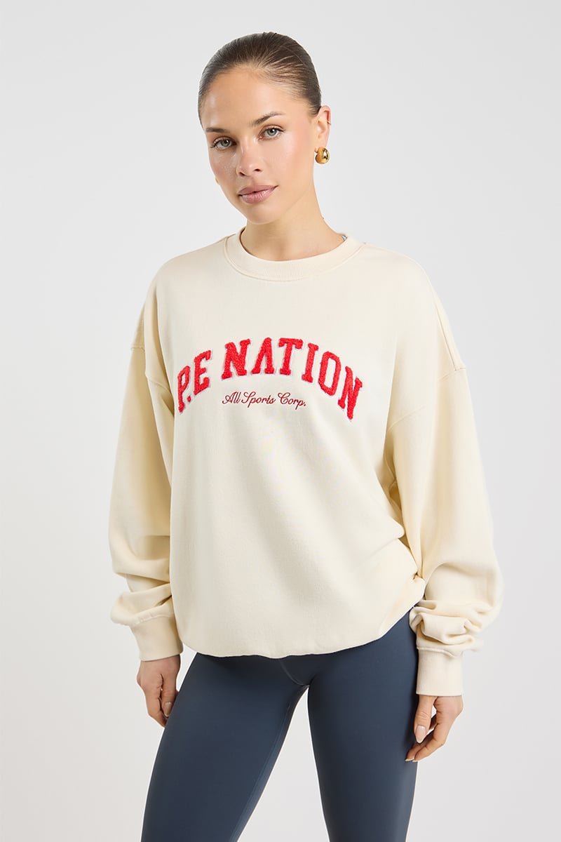 P.E Nation Heritage Sweat White | Stylerunner