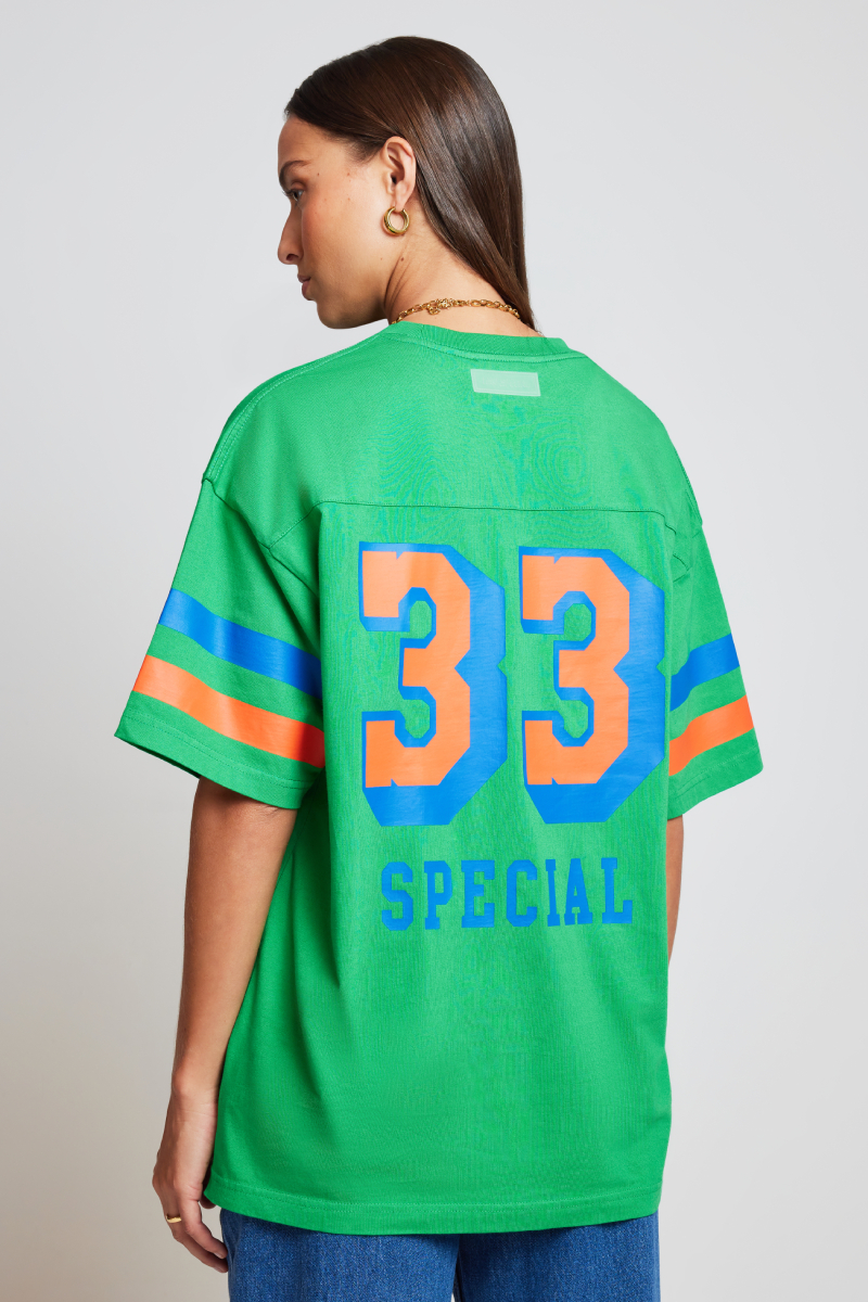 SOMETHING VERY SPECIAL Be More Special Tee Green | Stylerunner