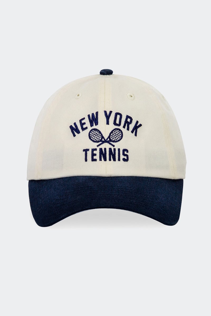 American Needle New York Tennis Cap Ivory/Navy | Stylerunner