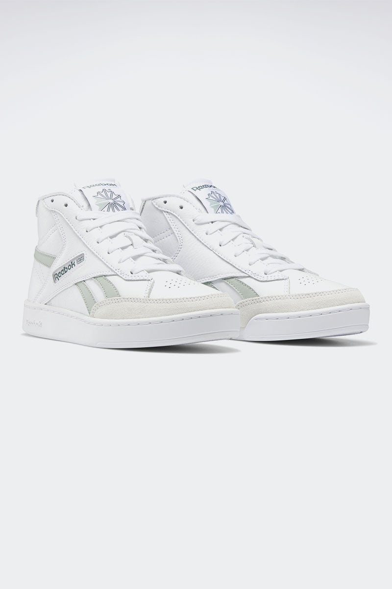Reebok Club C Form Hi Top Ftwr White/Sea Spray /Chalk Green | Stylerunner