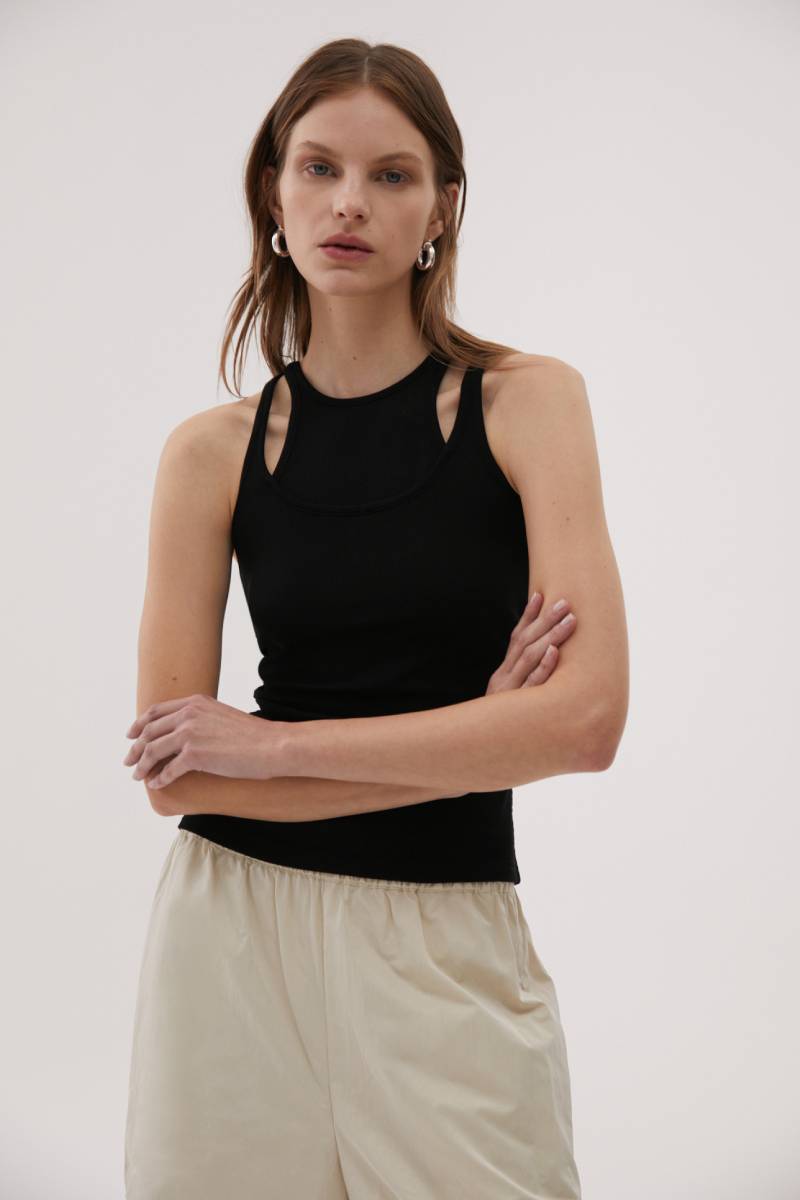 Misha Urban Cameron Tank Black | Stylerunner