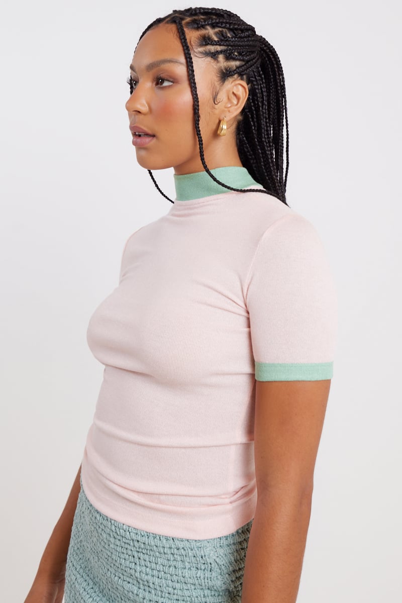 blanca Sloane Top Pink | Stylerunner