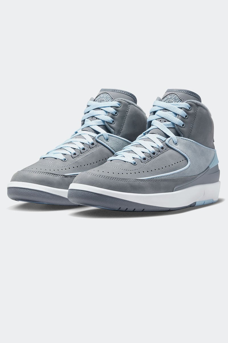 Nike Air Jordan 2 Retro Cool Grey/Ice Blue-White | Stylerunner