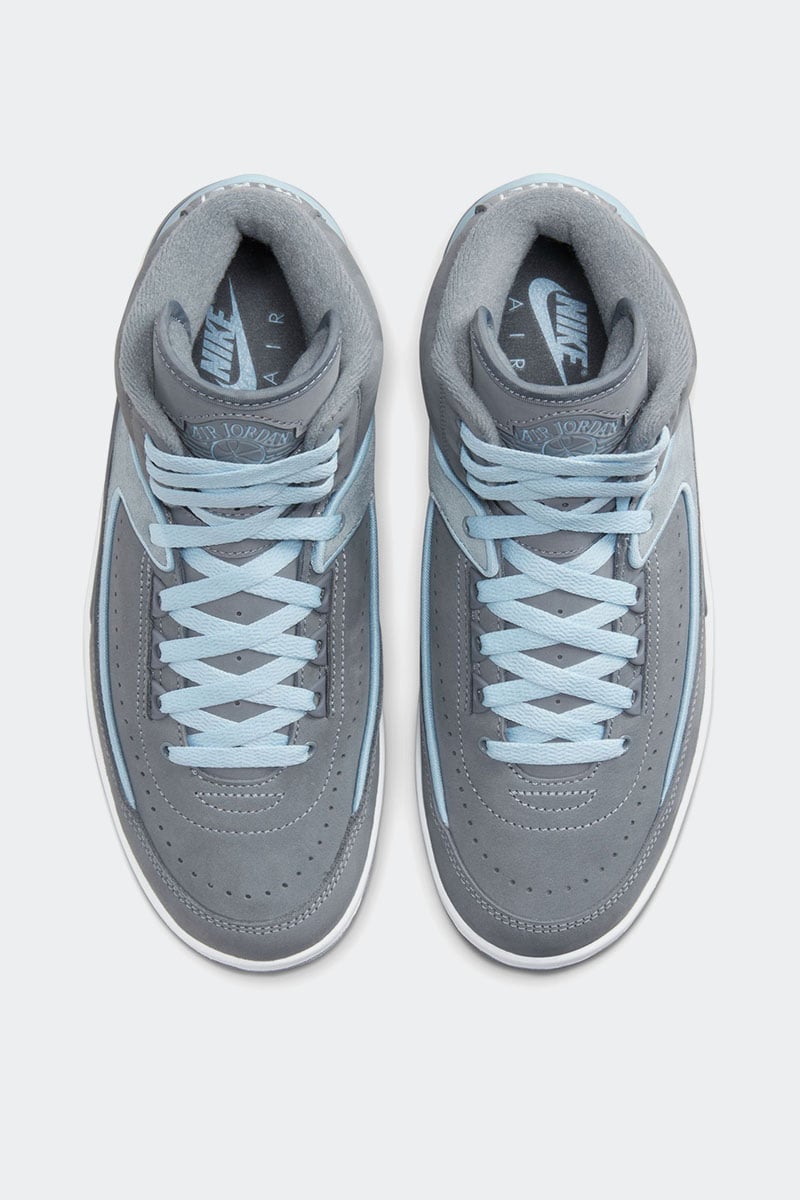 Nike Air Jordan 2 Retro Cool Grey/Ice Blue-White | Stylerunner