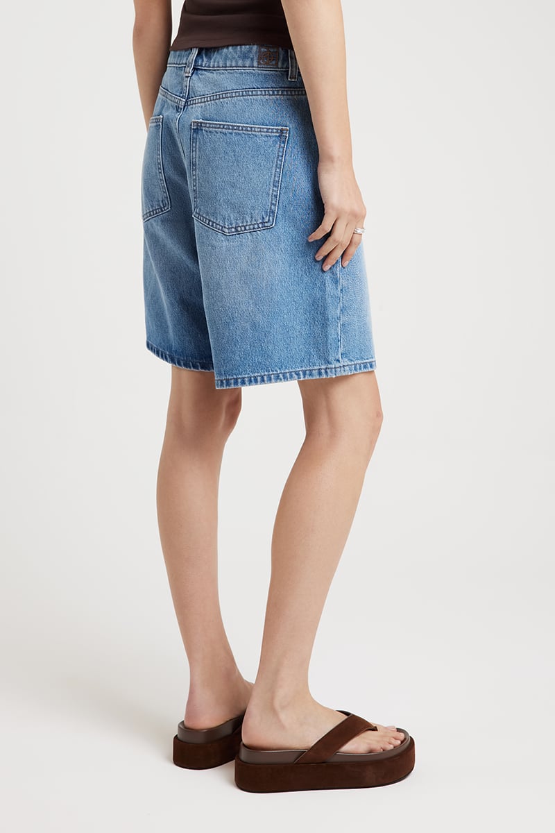 ODE Pisces Denim Jorts Authentic Mid Wash | Stylerunner