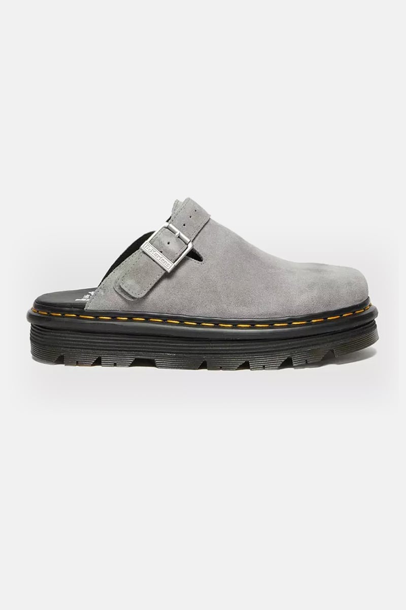 Dr Martens Zebzag Mule Ultimate Grey E.H Suede Mb | Stylerunner
