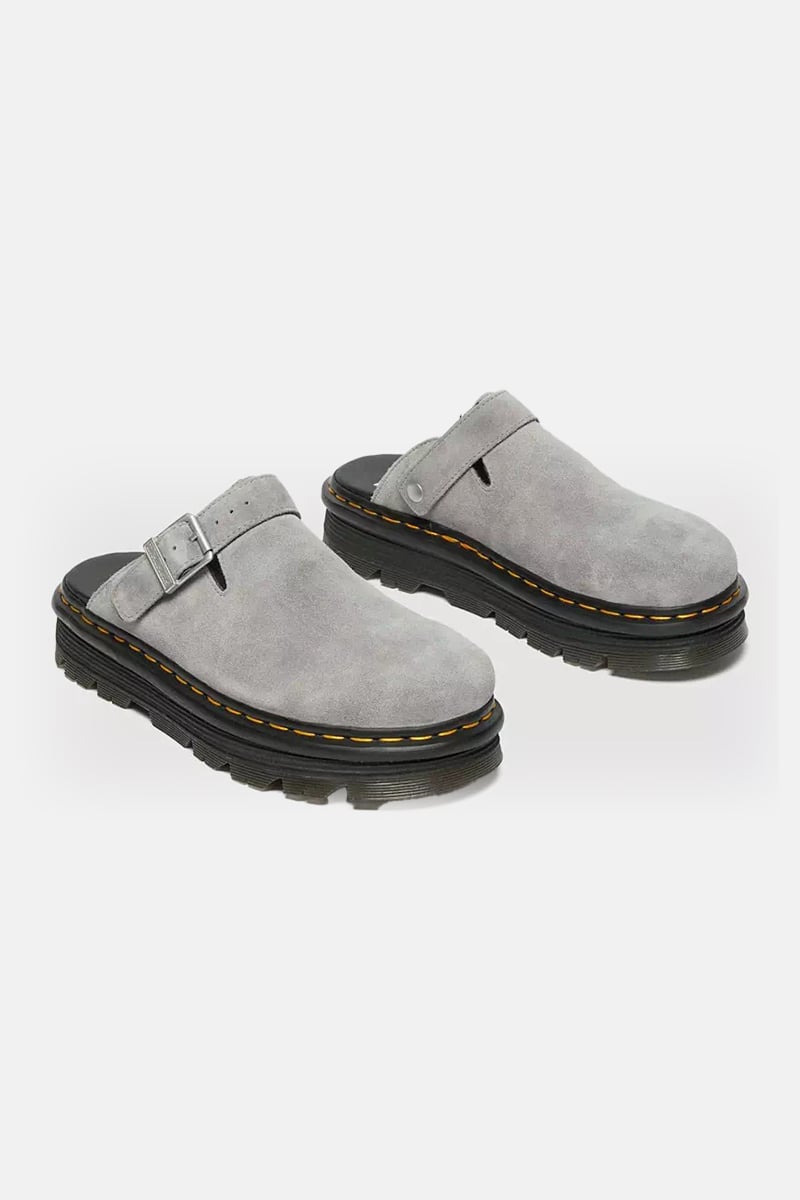 Dr Martens Zebzag Mule Ultimate Grey E.H Suede Mb | Stylerunner