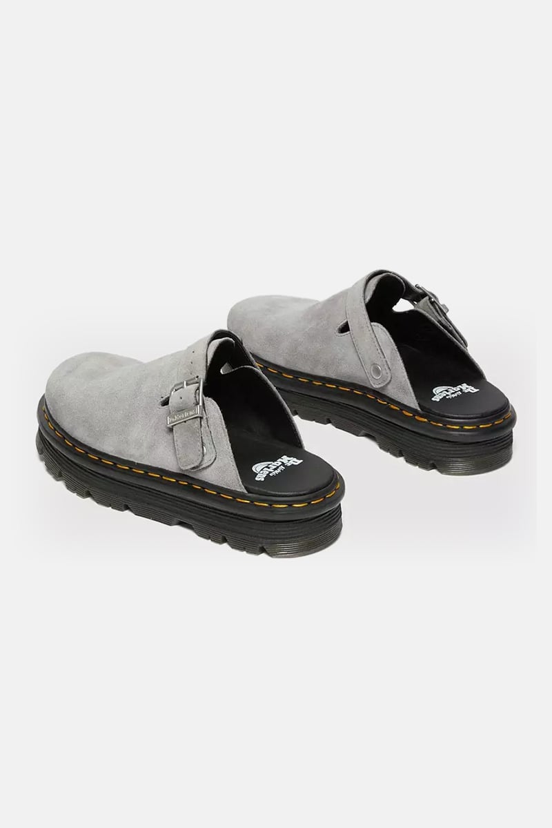 Dr Martens Zebzag Mule Ultimate Grey E.H Suede Mb | Stylerunner